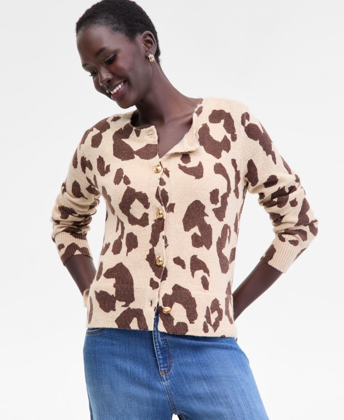 Click here for I.n.c. International Concepts Womens Animal-Print... prices