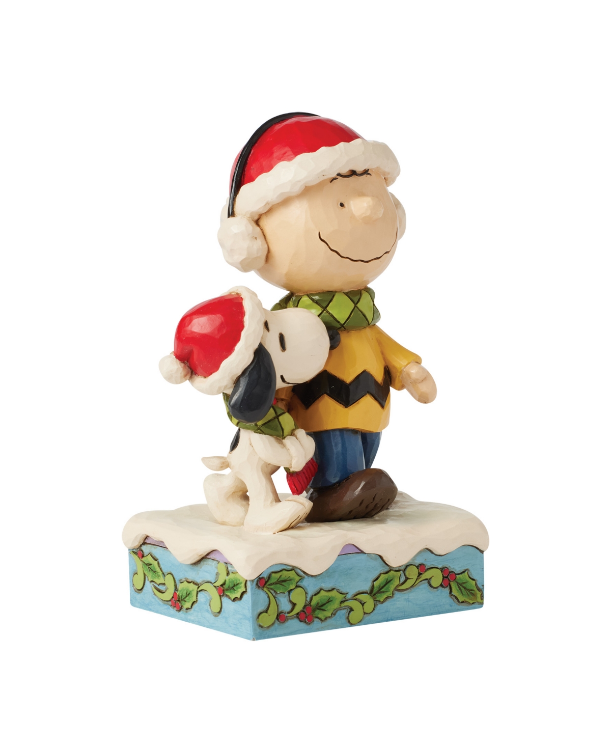 Click here for Jim Shore Charlie and Snoopy Wearing Scarf Figurin... prices