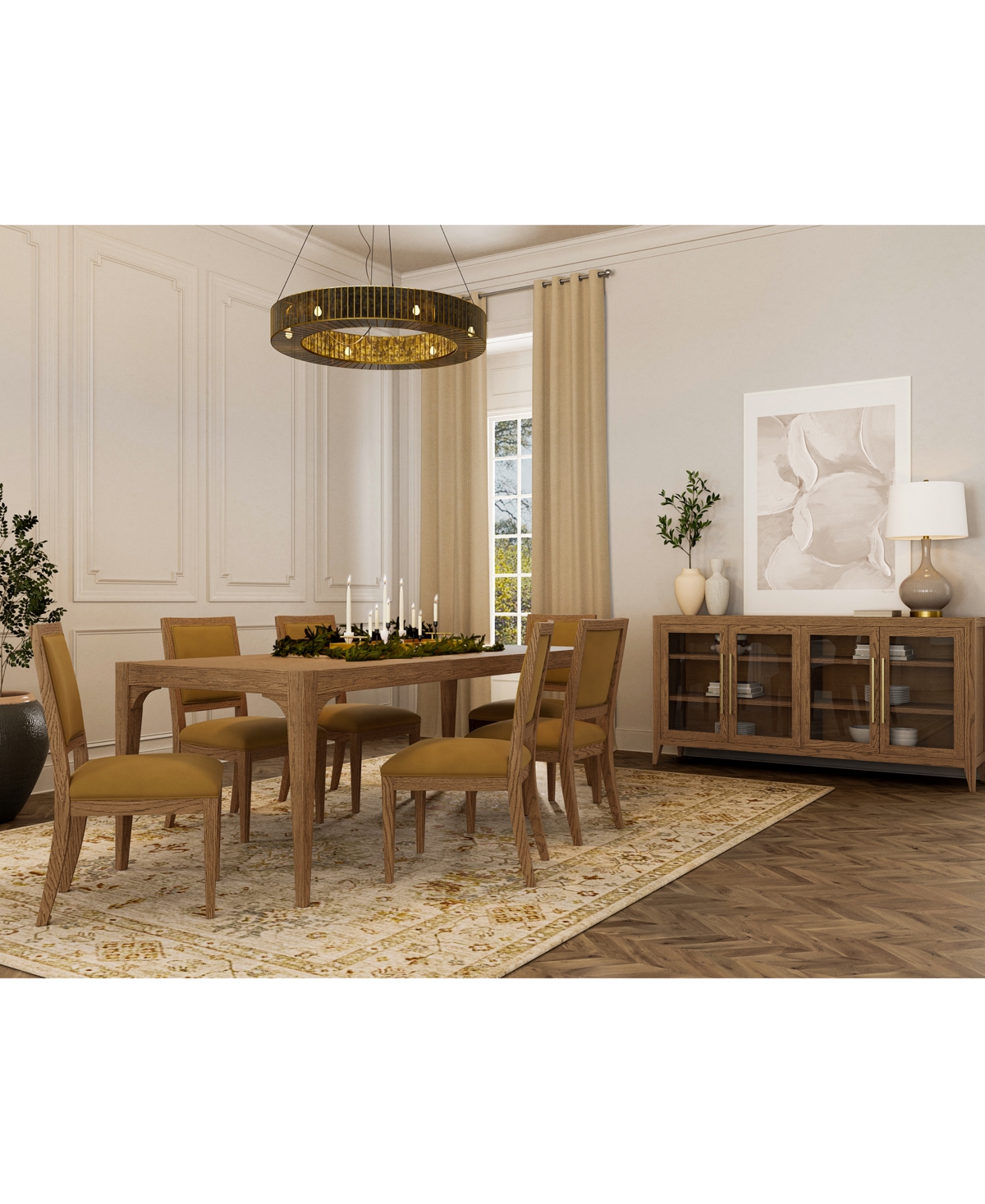 Click here for Everleigh 7-Pc. Set (Table & 6 Upholstered Back Si... prices