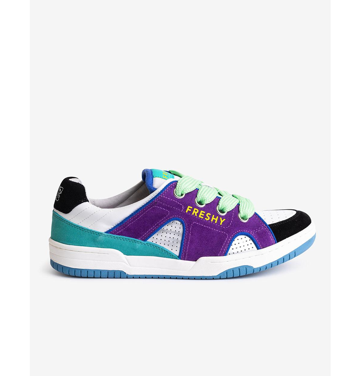 Click here for Freshy Mens Steezy Brites Sneaker - Purple/silver/... prices