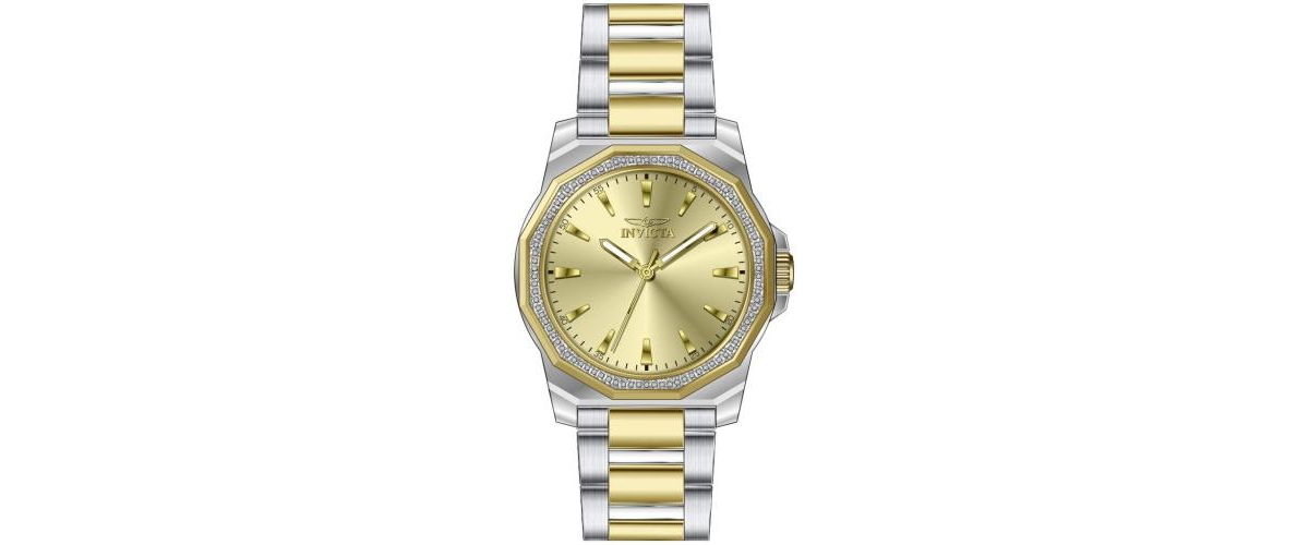 Click here for Invicta Mens 49106 Speedway Quartz 3 Hand Gold Dia... prices