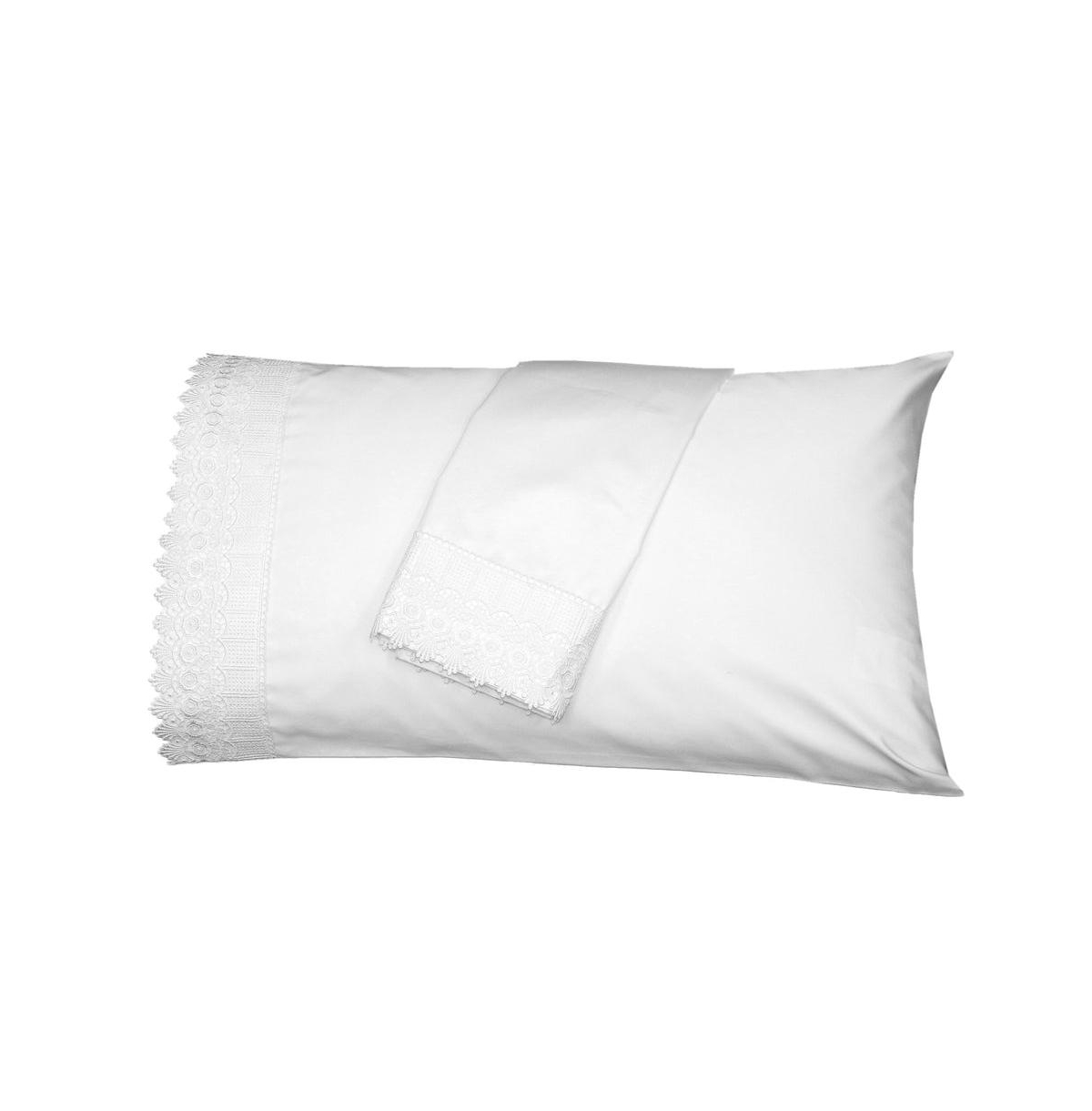 Click here for Embellished 4-Inch Lace Trim Pillowcases (Pair) Lu... prices