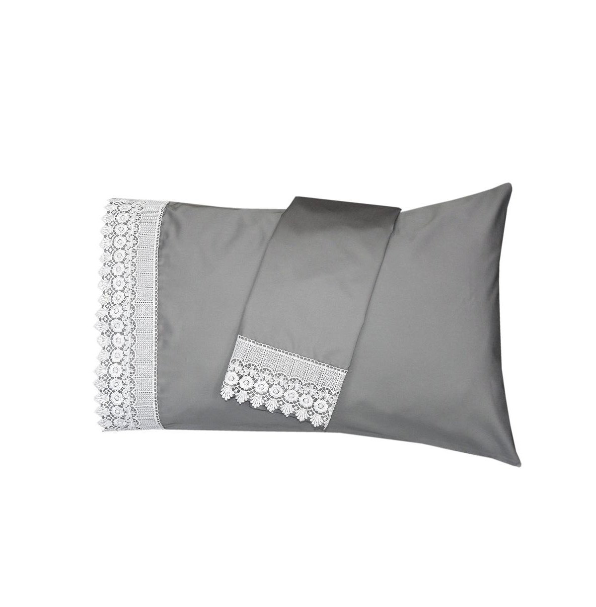 Click here for Embellished 4-Inch Lace Trim Pillowcases (Pair) Lu... prices