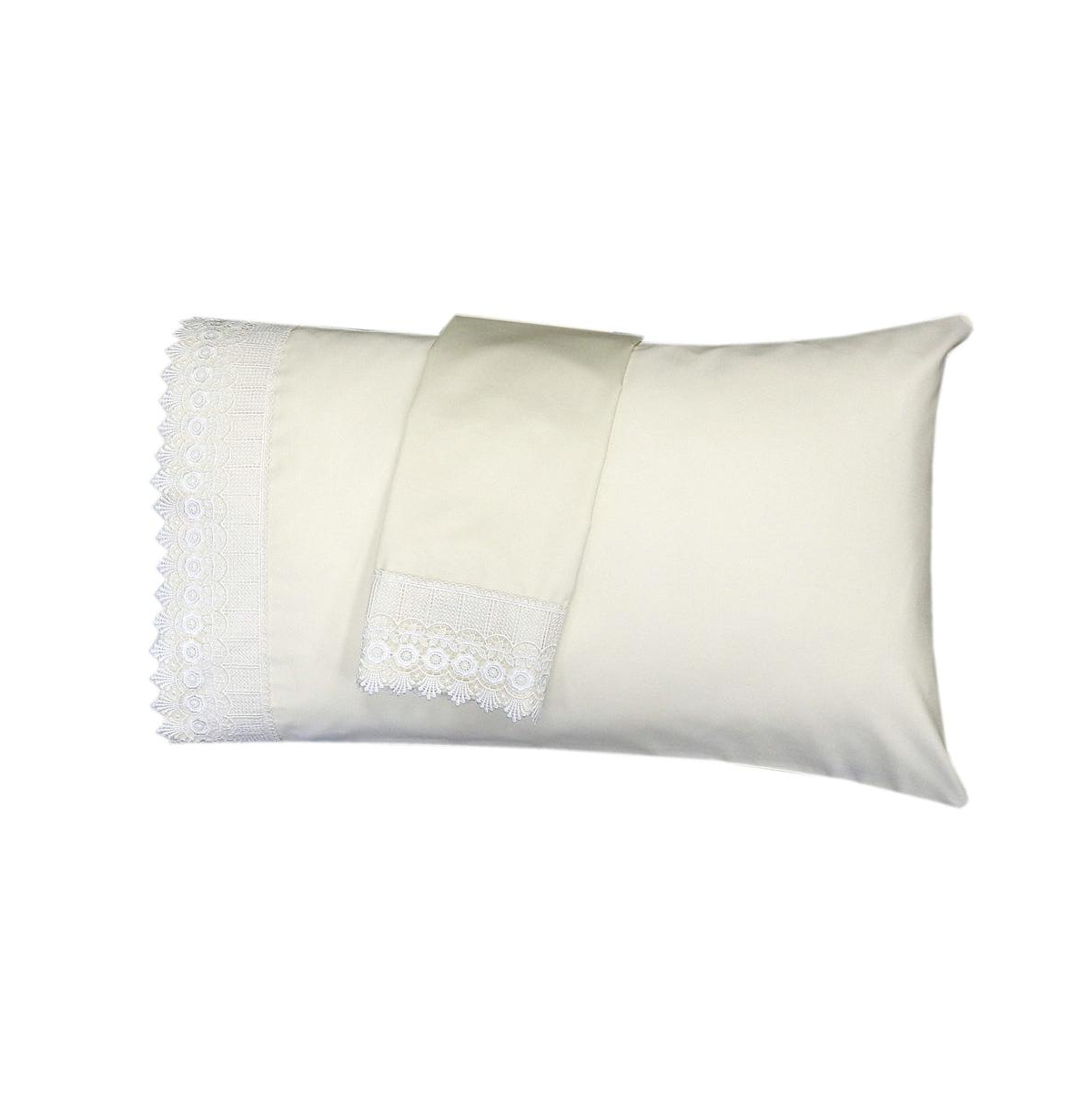 Click here for Embellished 4-Inch Lace Trim Pillowcases (Pair) Lu... prices