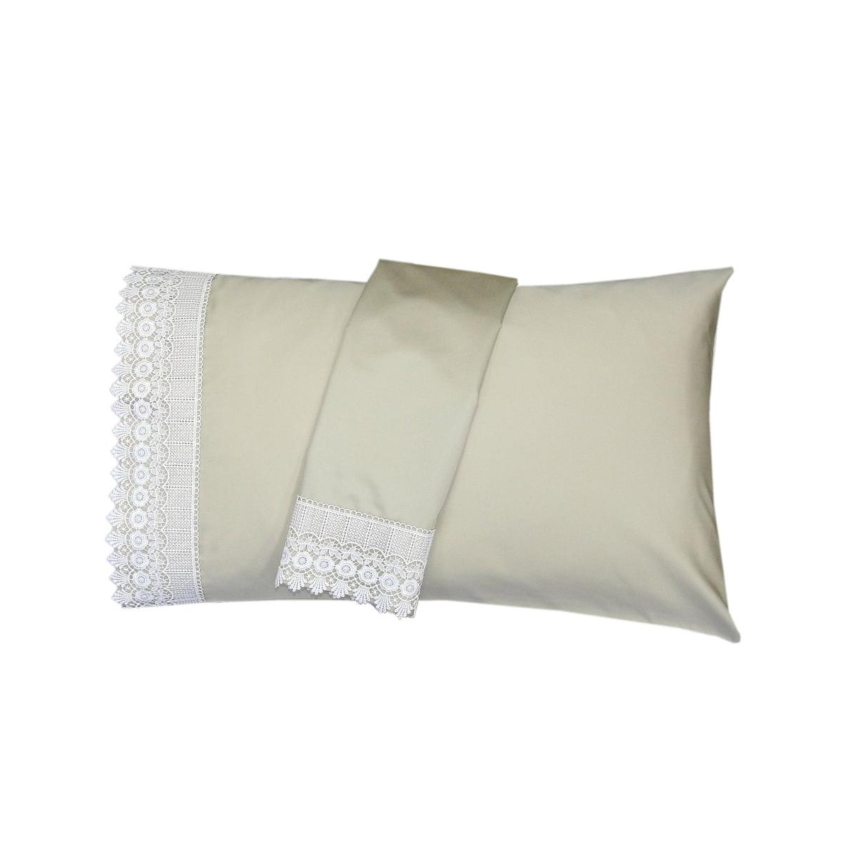 Click here for Embellished 4-Inch Lace Trim Pillowcases (Pair) Lu... prices