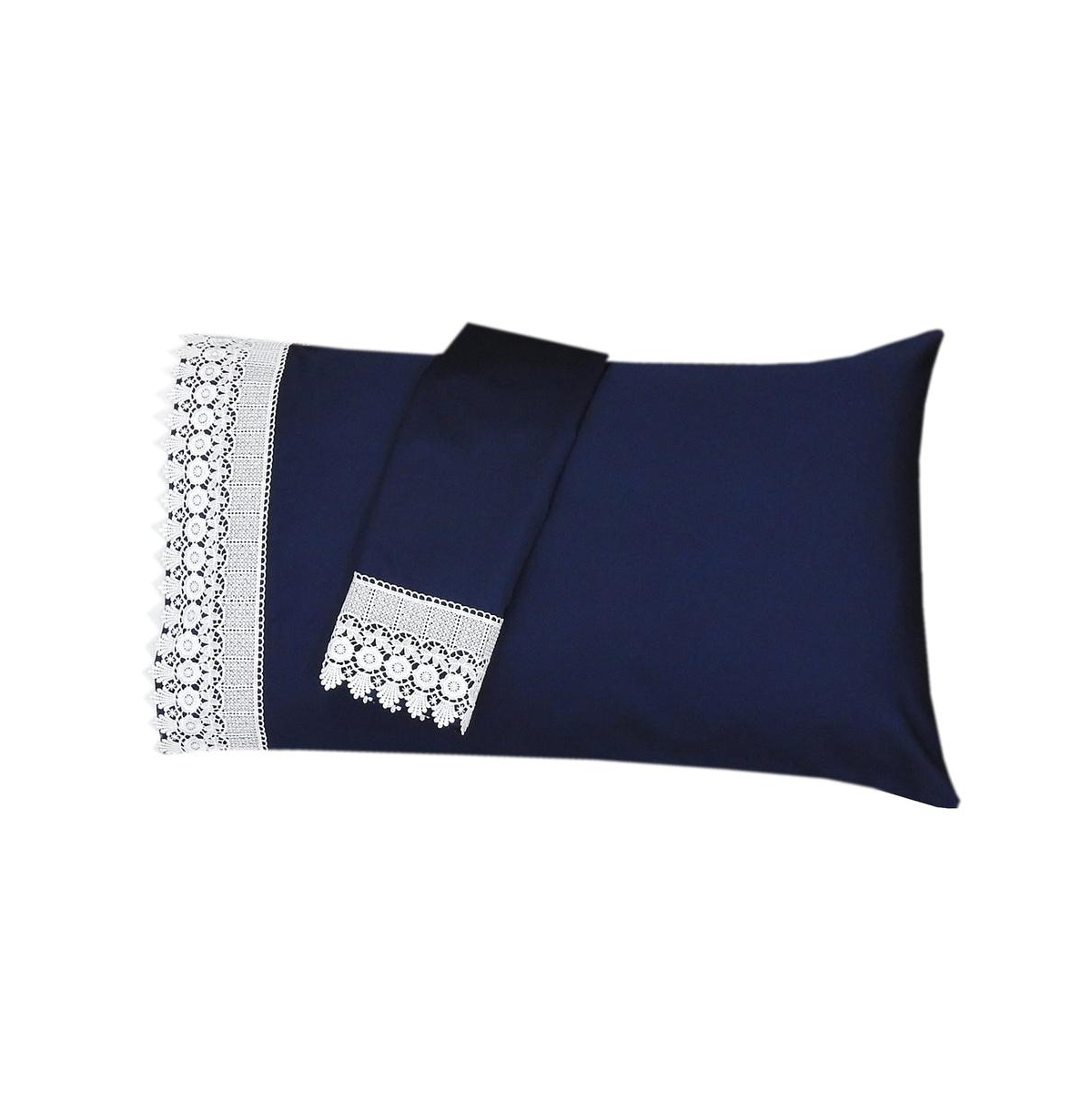 Click here for Embellished 4-Inch Lace Trim Pillowcases (Pair) Lu... prices