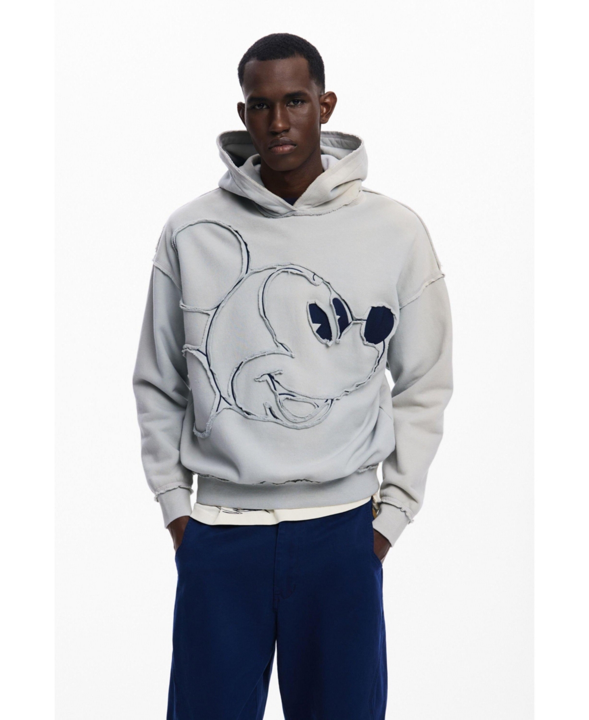 Click here for Desigual Mens Denim sweatshirt Mickey Mouse - Ligh... prices