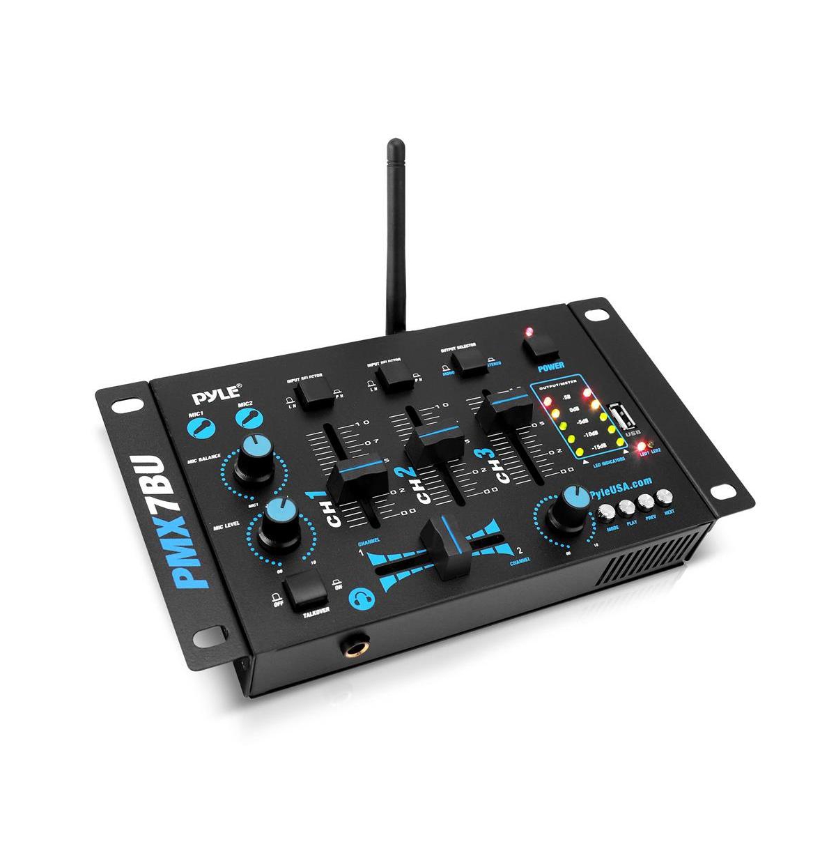 Click here for Pyle Bluetooth 3-Channel Dj MP3 Mixer with Mic-Tal... prices