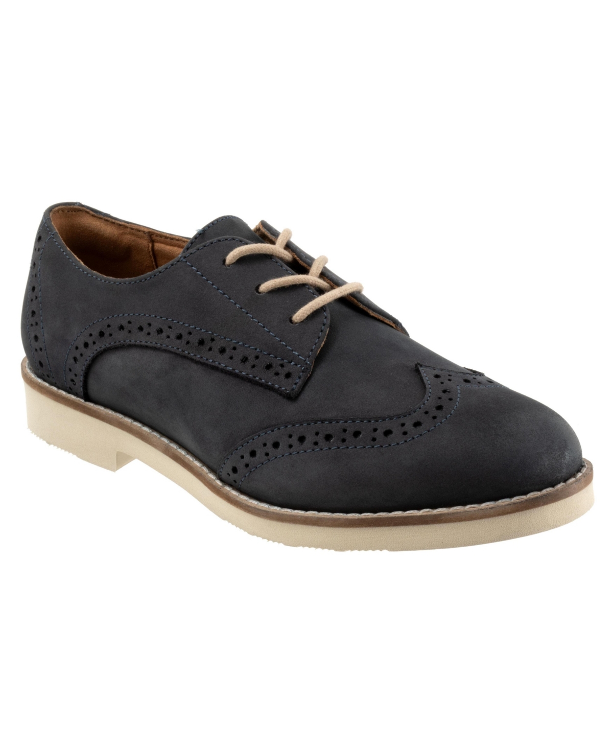 Click here for Softwalk Willet Flat - Navy nubuck prices