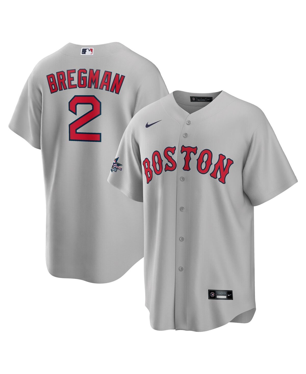 Click here for Nike Big Boys and Girls Alex Bregman Gray Boston R... prices