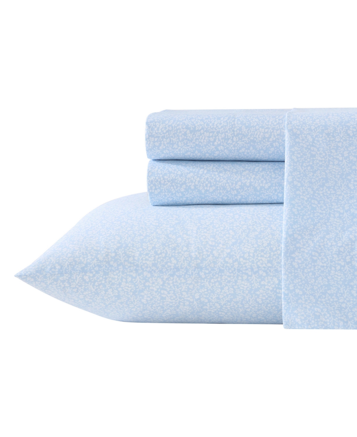 Click here for Laura Ashley Cotton Percale 3-Pc. Sheet Set  Twin... prices