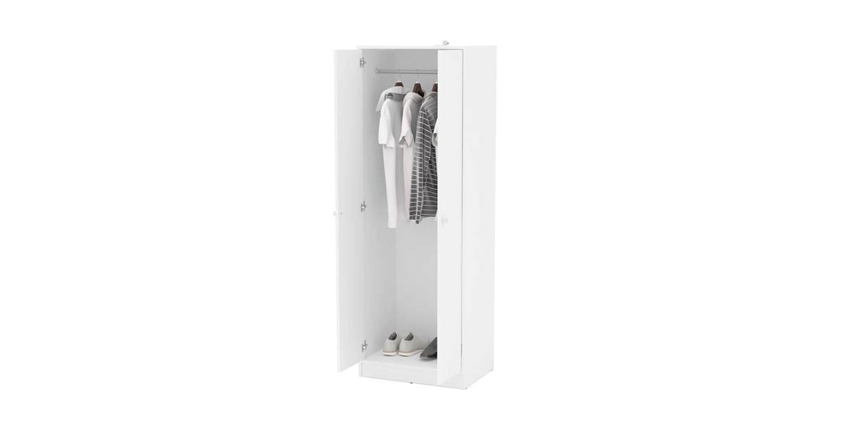 Click here for Slickblue Modern 2-Door Wardrobe Armoire Cabinet w... prices