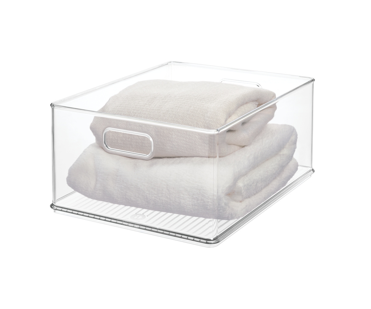 Click here for iDesign Stackable Plastic Pantry Storage Bin with... prices