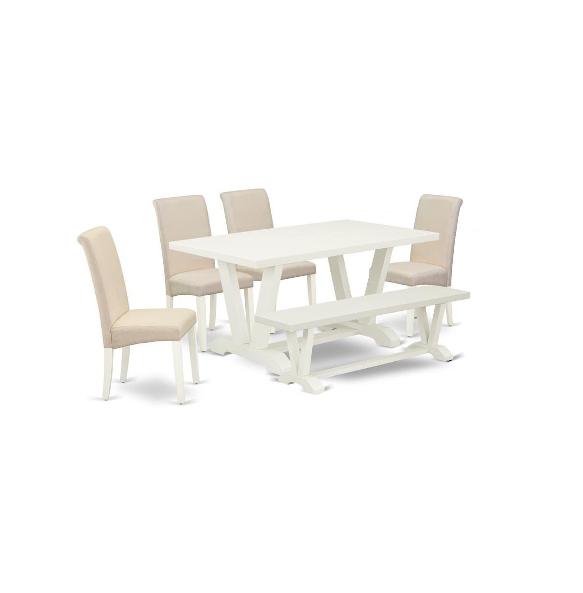 Click here for East West Furniture 6-Piece Dinette Table Set-Luxu... prices