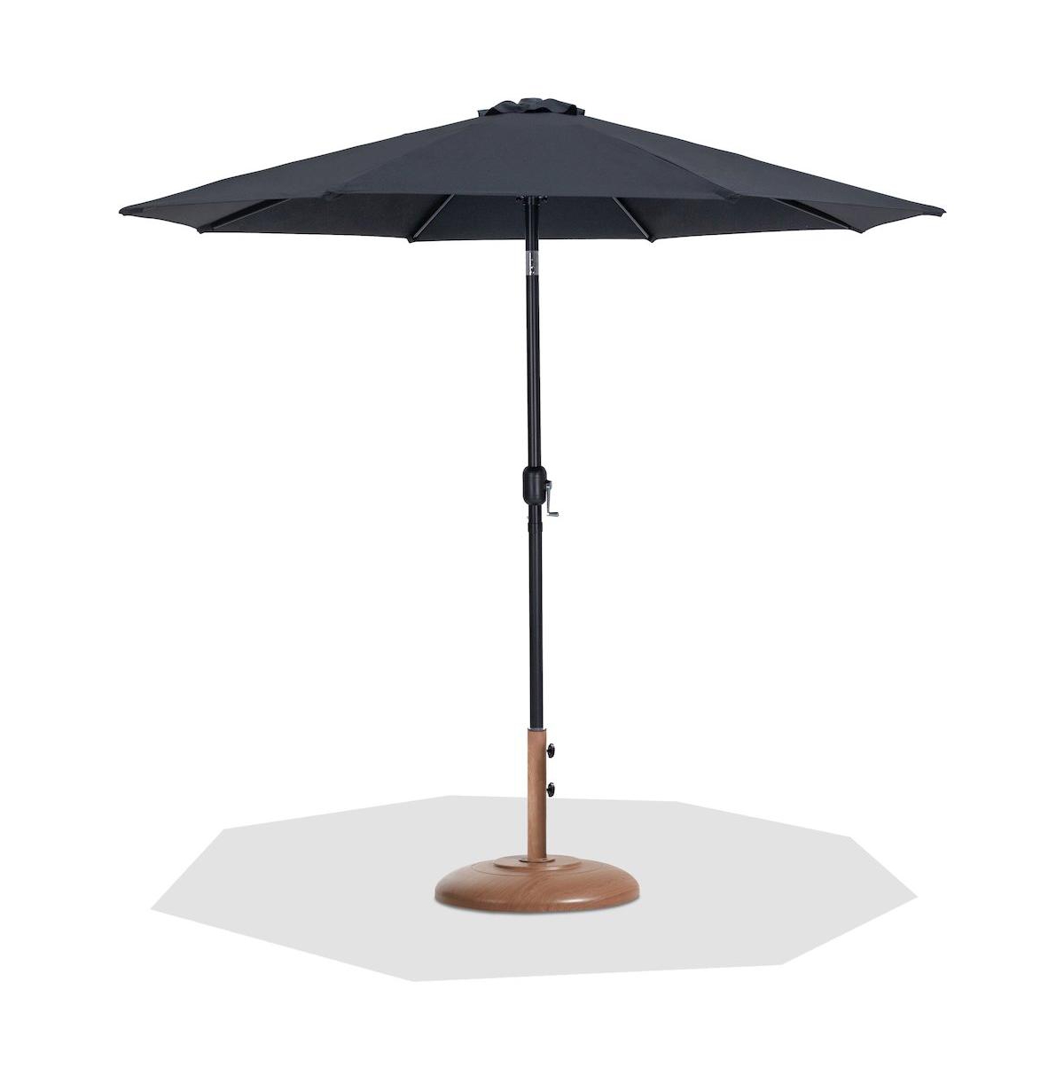 Click here for Meridian Furniture Fiji Black Fabric / Teak Alumin... prices
