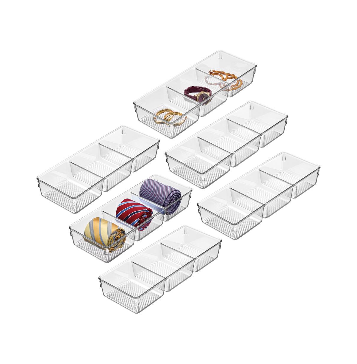 Click here for iDesign 3-Section Plastic Drawer Organizer - Set o... prices