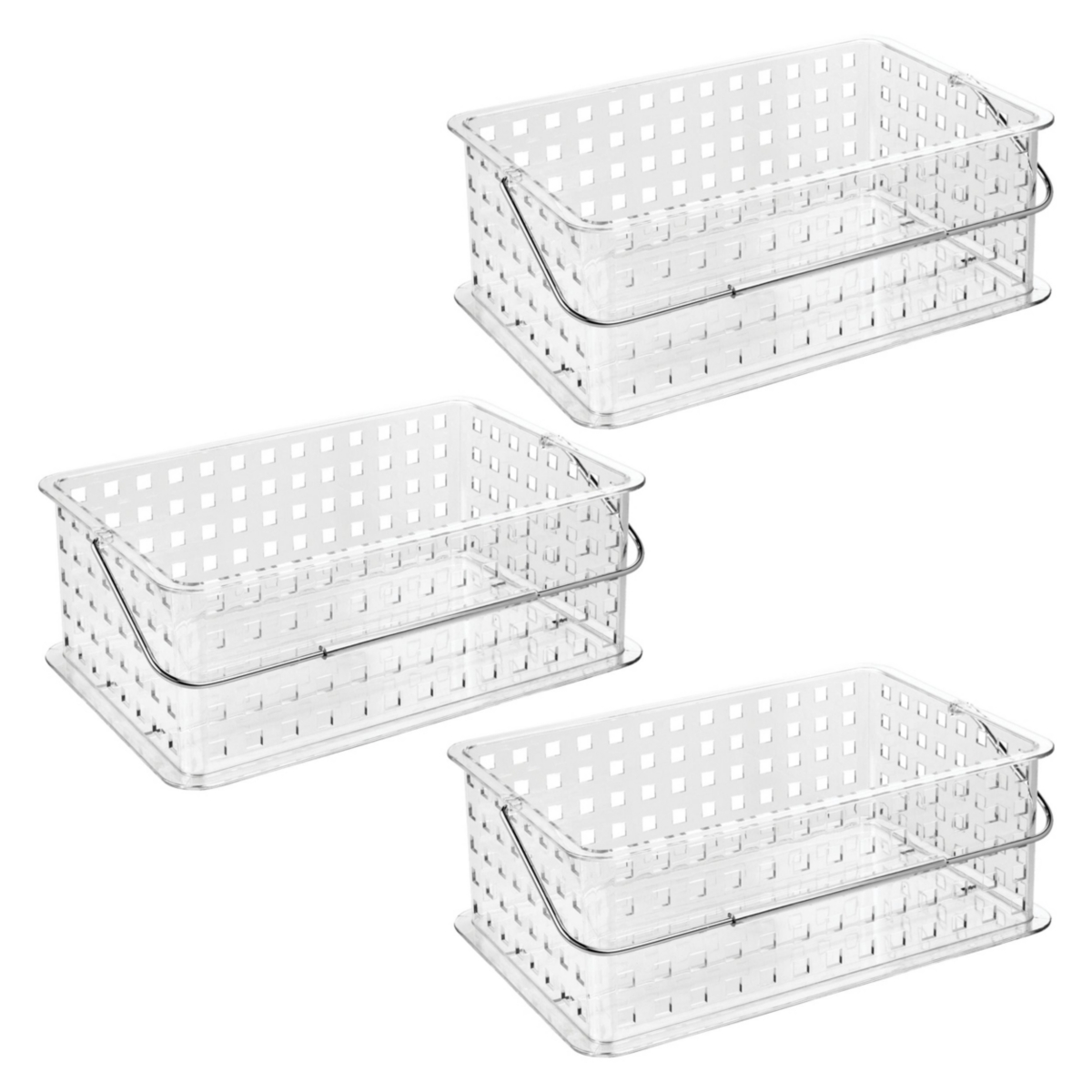 Click here for iDesign Large Stackable Shower Caddy Basket  Set o... prices