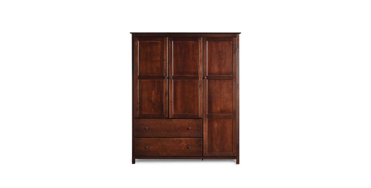 Click here for Slickblue Wood Finish Bedroom Wardrobe Armoire Cab... prices
