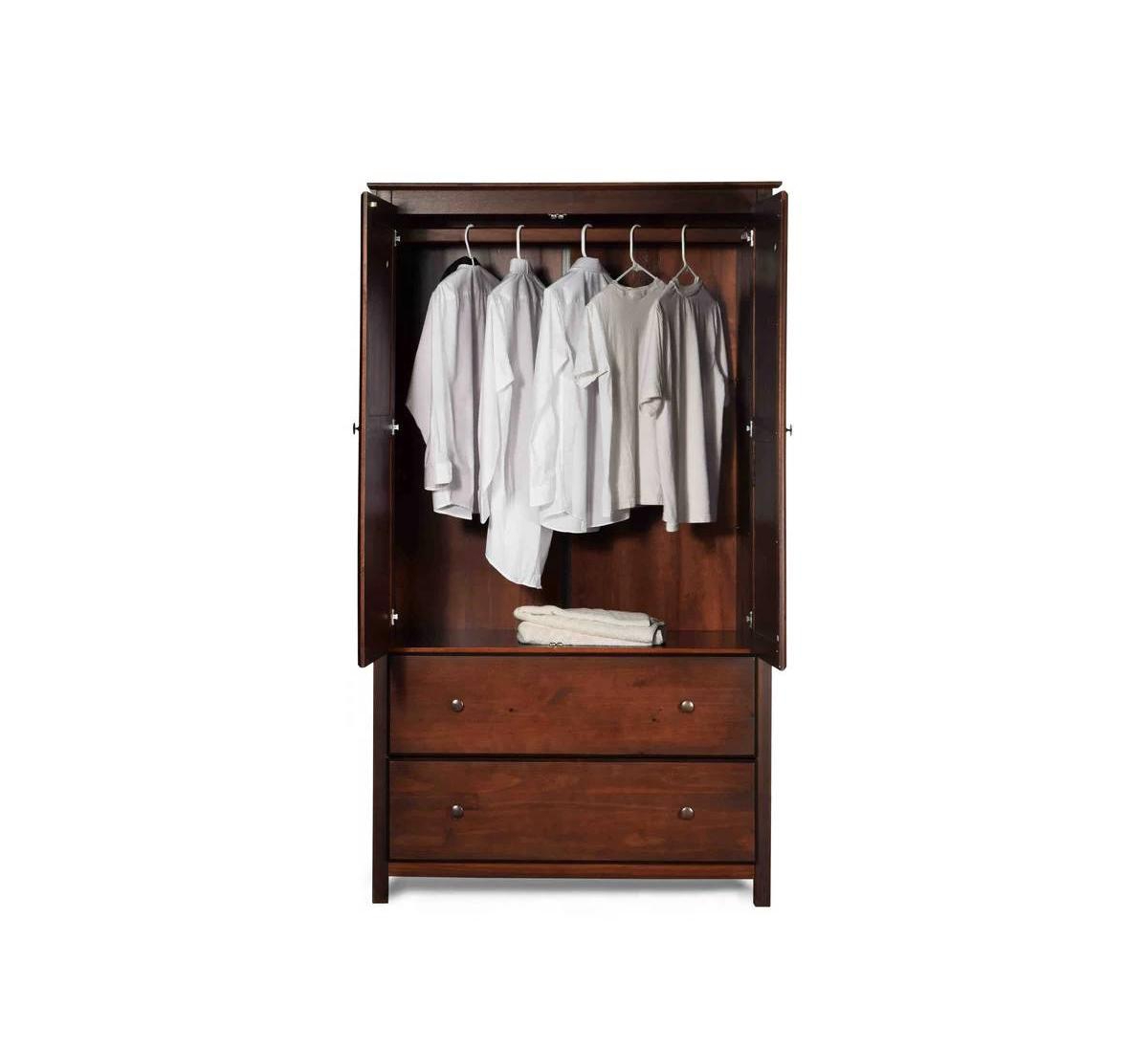 Click here for Slickblue Bedroom Armoire Closet in Solid Wood wit... prices