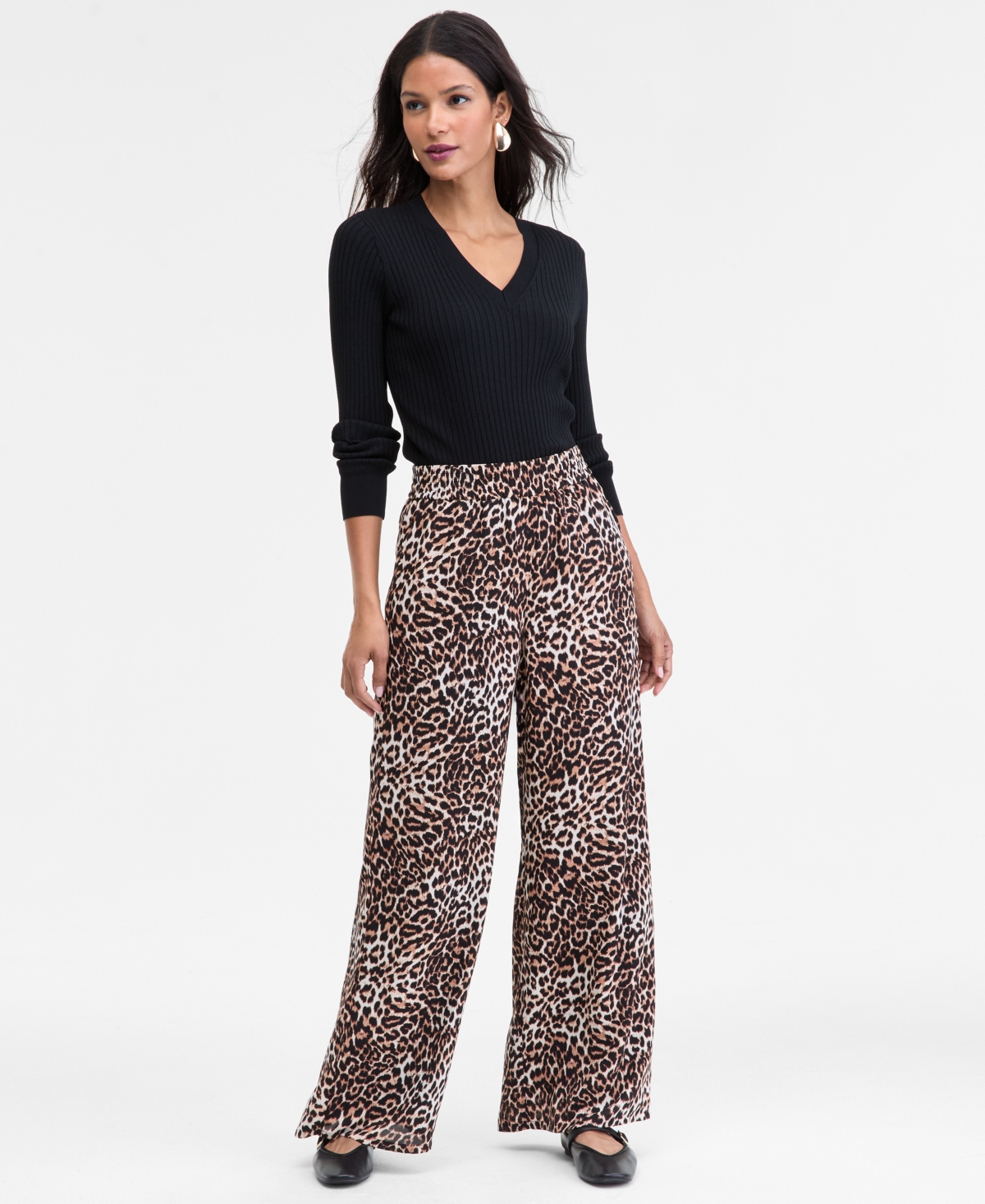 Click here for I.n.c. International Concepts Womens Printed Pull-... prices