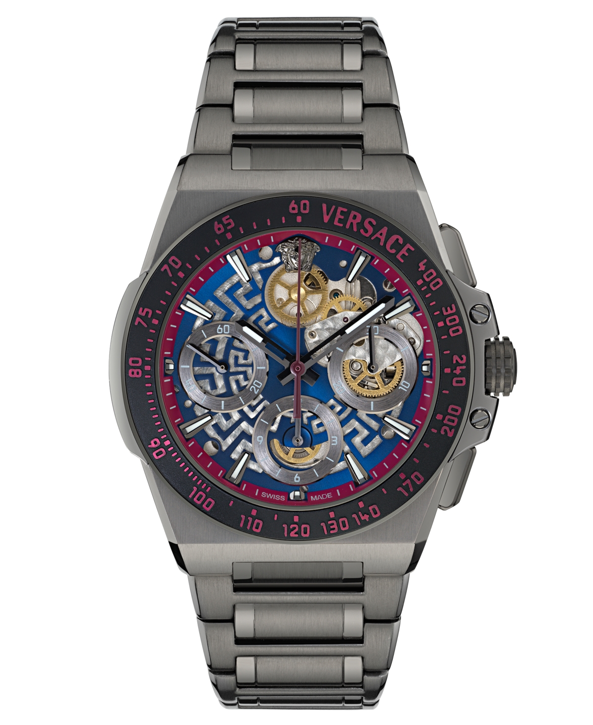 Click here for Versace Mens Swiss Automatic Chronograph Greca Ext... prices