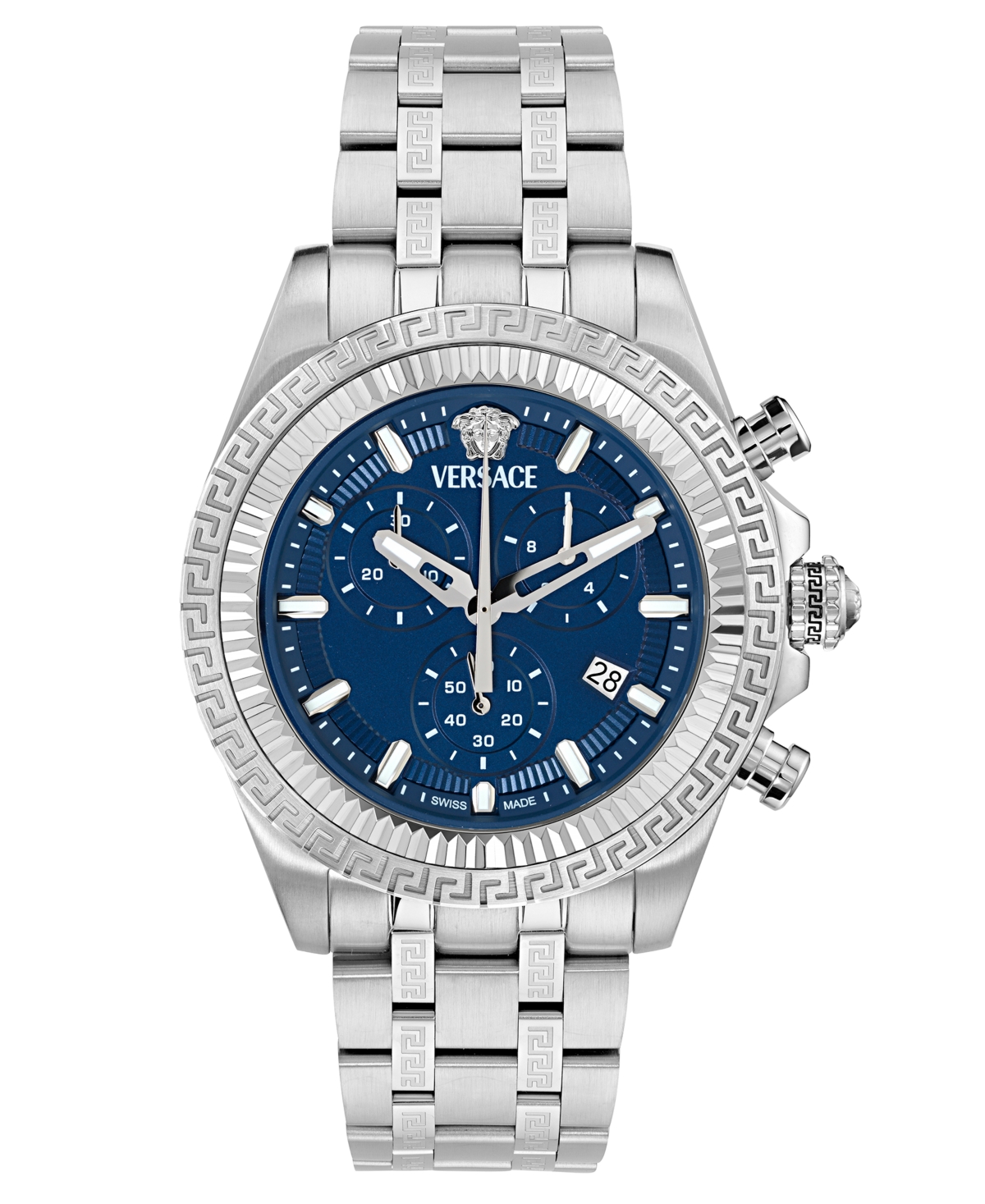 Click here for Versace Mens Swiss Chronograph Fornax Stainless St... prices