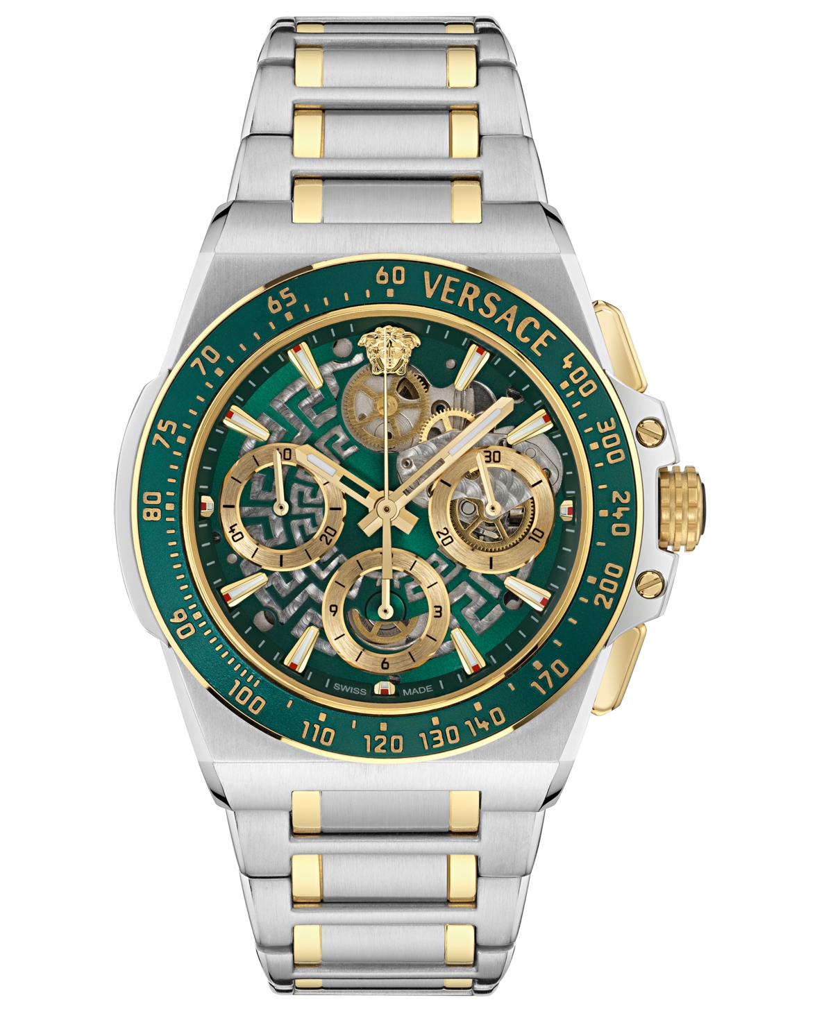 Click here for Versace Mens Swiss Automatic Chronograph Greca Ext... prices