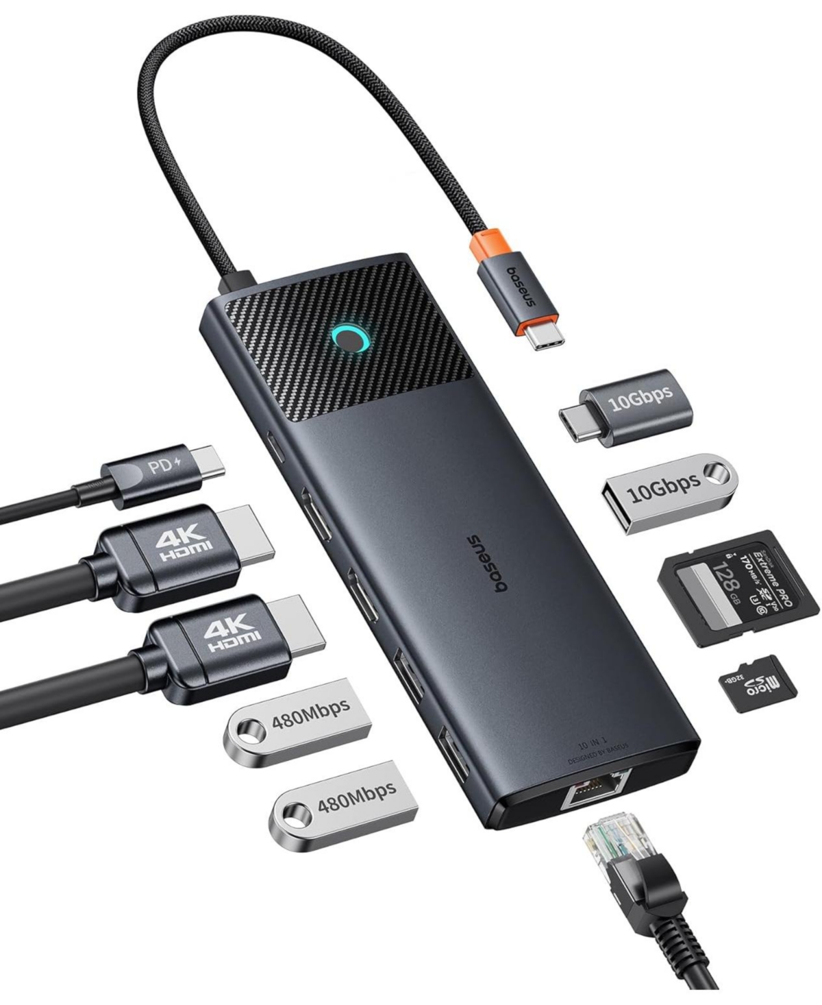 Click here for Baseus Docking Station Dual Monitor 10Gbps 10 in 1... prices
