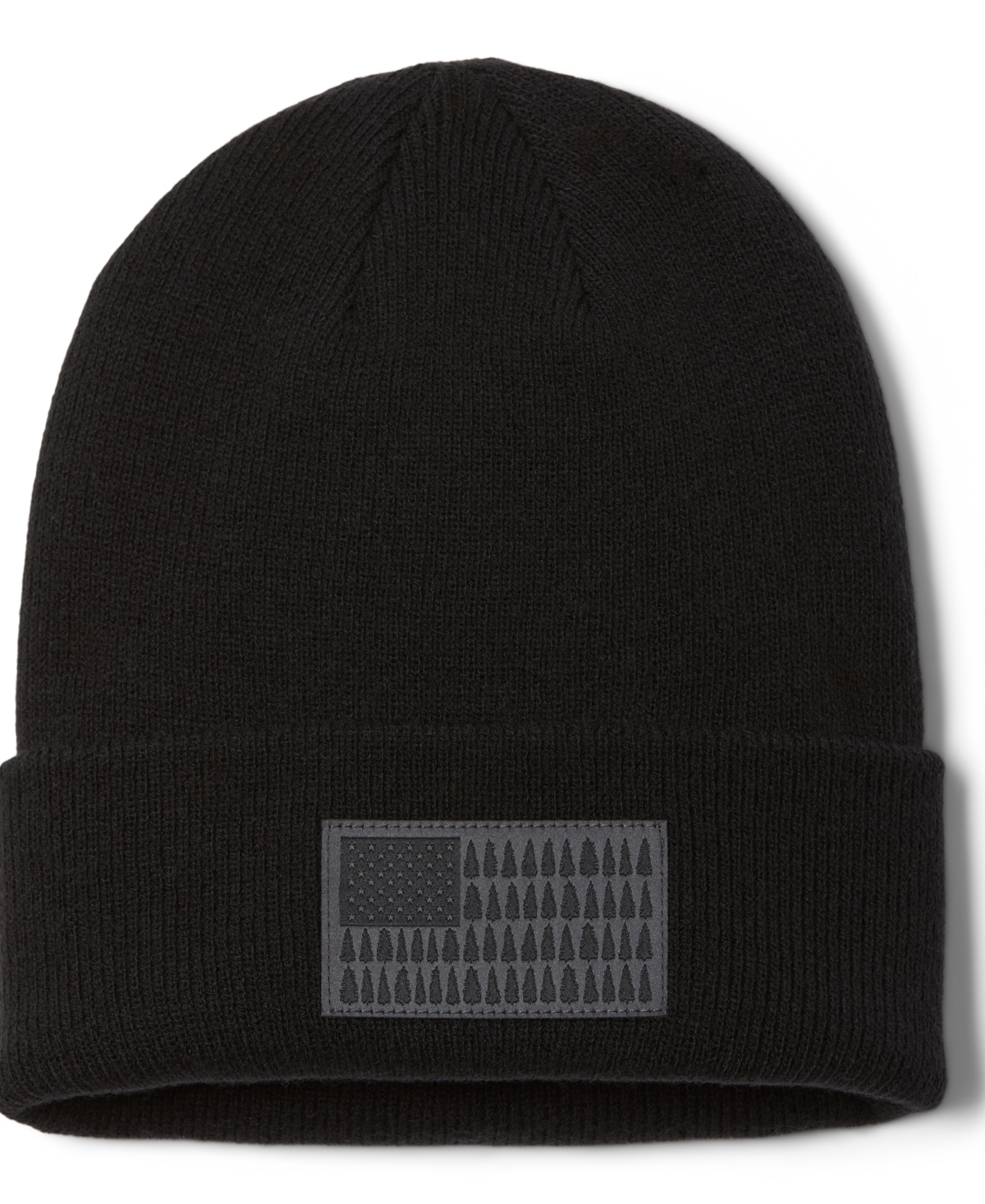 Click here for Columbia Mens Tree Flag Cuffed Beanie Hat - Black prices