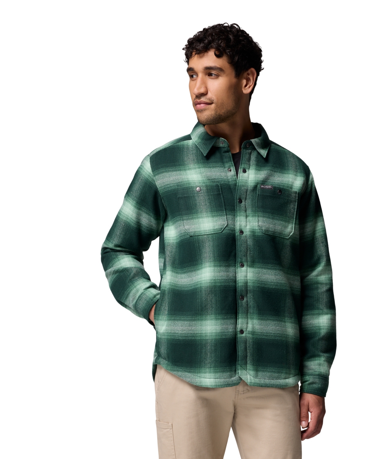 Click here for Columbia Mens Windward Shirt Jacket - Rain forest prices