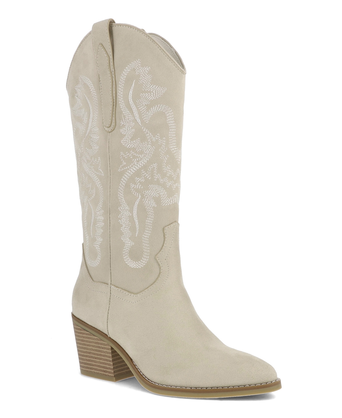 Click here for Mia Womens Crosley Pointed Toe Western Mid-Shaft B... prices