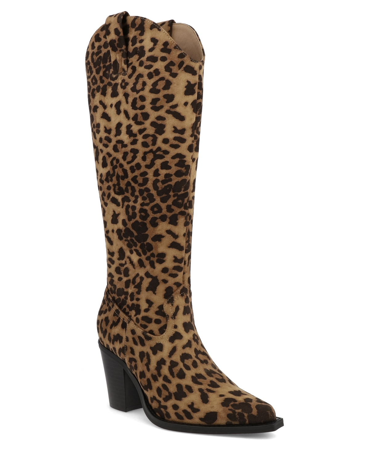 Click here for Mia Womens Messini Stacked Heel Pointed Toe Tall B... prices