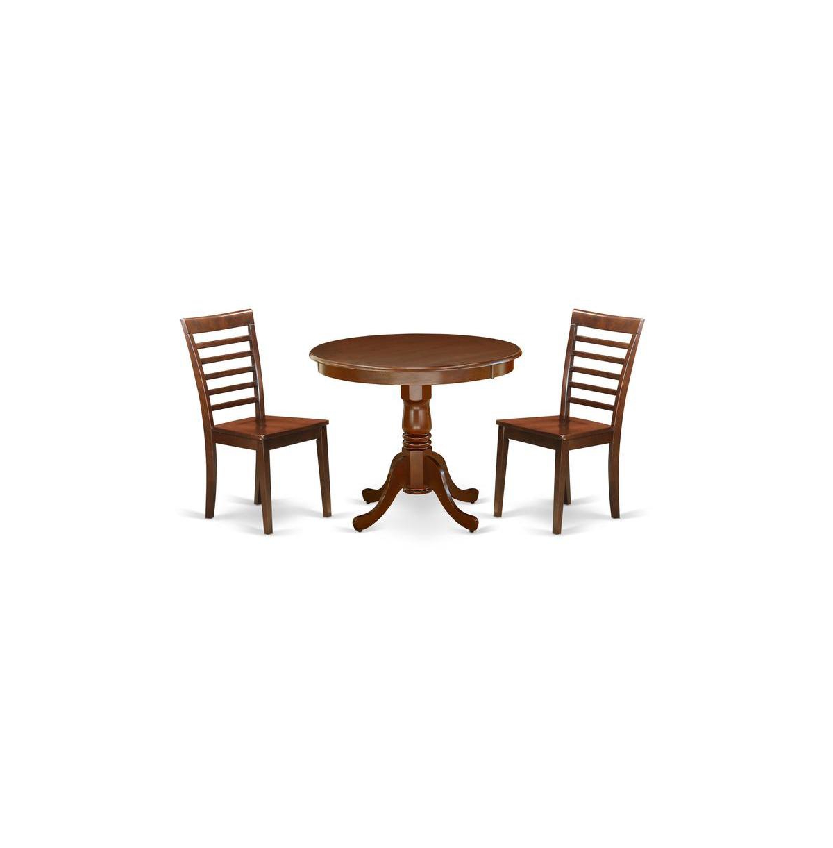 Click here for East West Furniture Dining Room Set Mahogany - Mah... prices