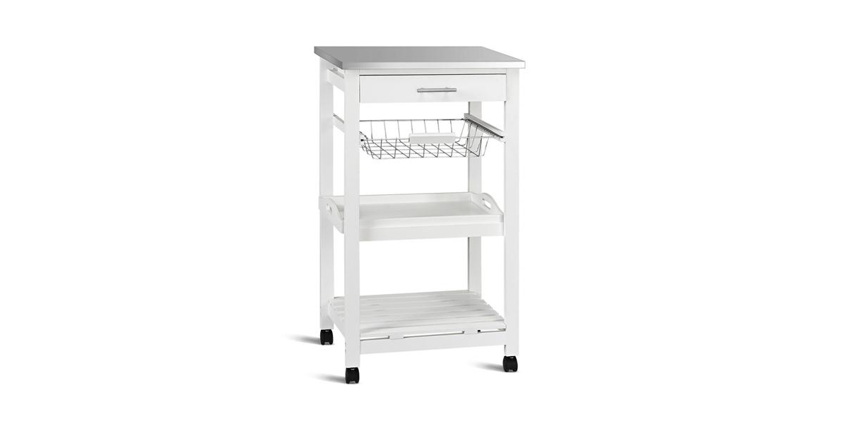 Click here for Slickblue Kitchen Cart with Storage Drawer and Sta... prices