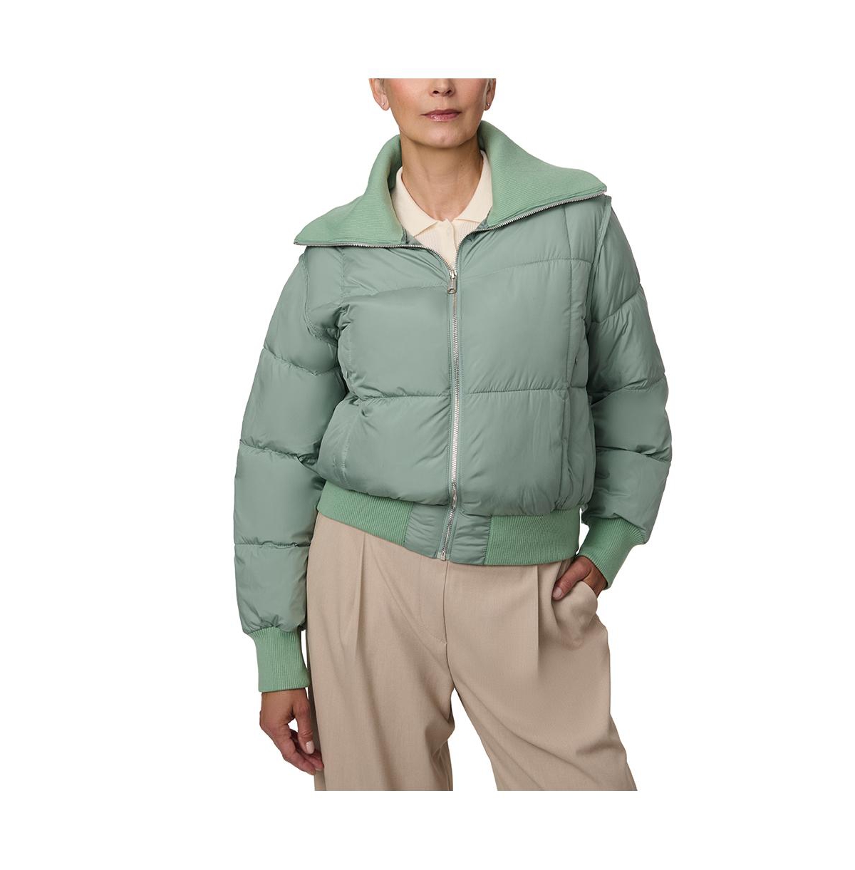 Click here for Bernardo Womens Bomber with Rib Knit Trim - Cool s... prices