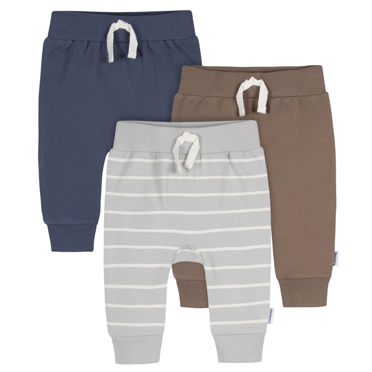 Click here for Gerber Baby Boys 3-Pack 0M-18M Leafless Tree Jogge... prices