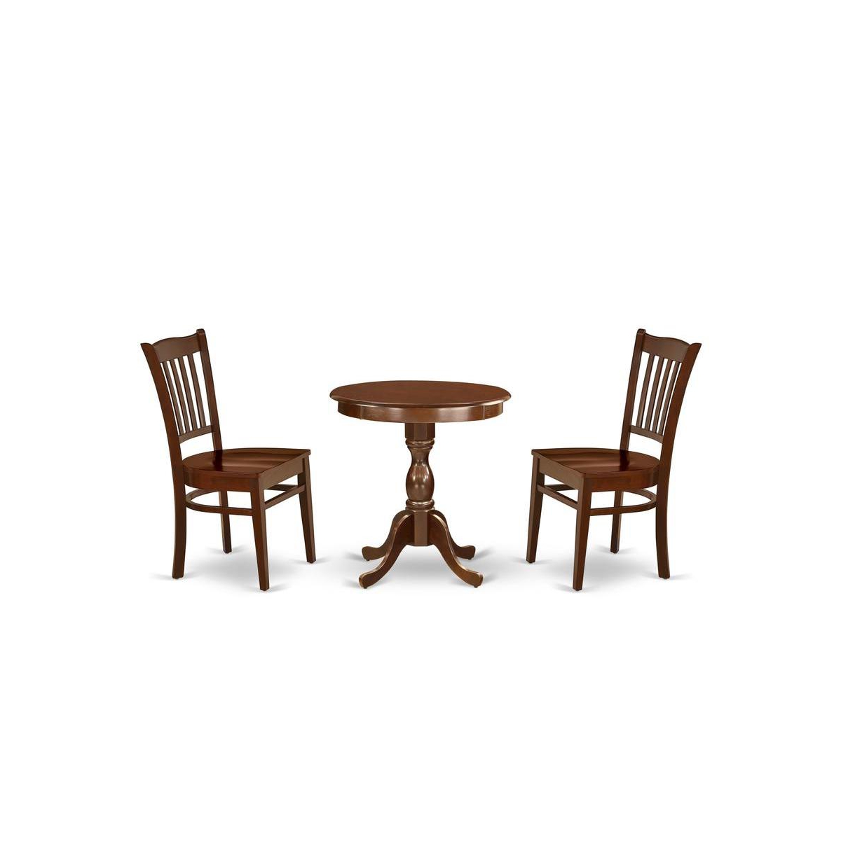 Click here for East West Furniture 3-Pc Kitchen Dining Set - 2 Mi... prices