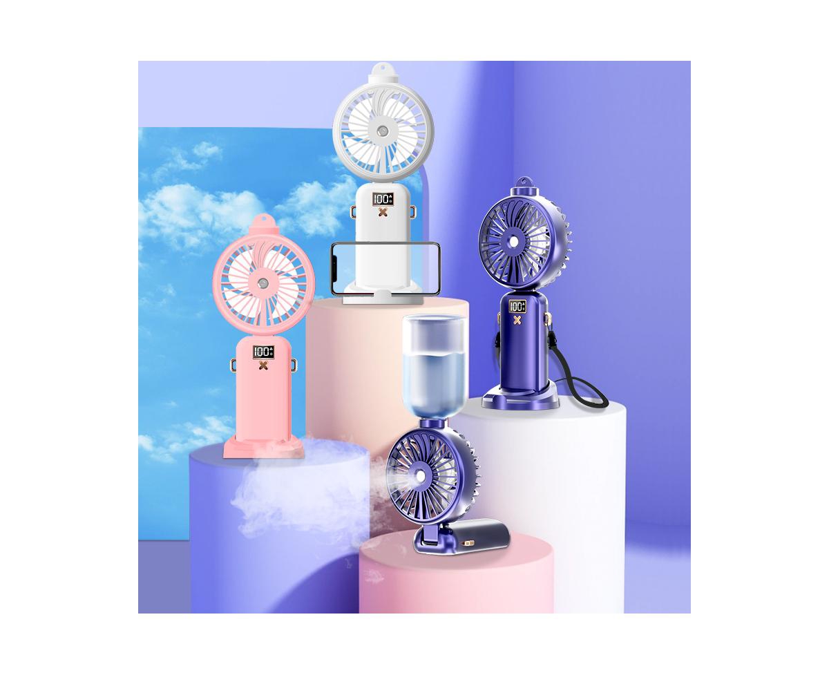 Click here for Seamless Outdoors Personal Misting Fan - Purple prices