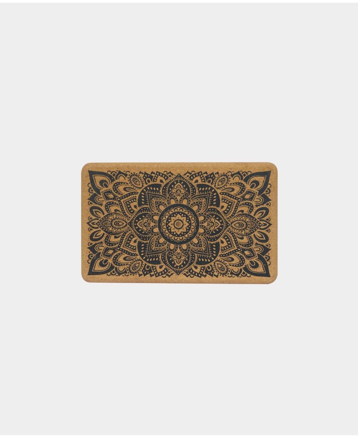 Click here for Yoga Design Lab Cork Yoga Block - Mandala black prices