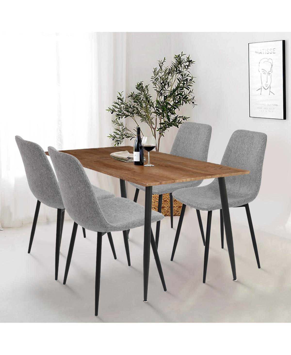 Click here for Maison Boucle Modern 4-Piece Dining Set with 47 x... prices