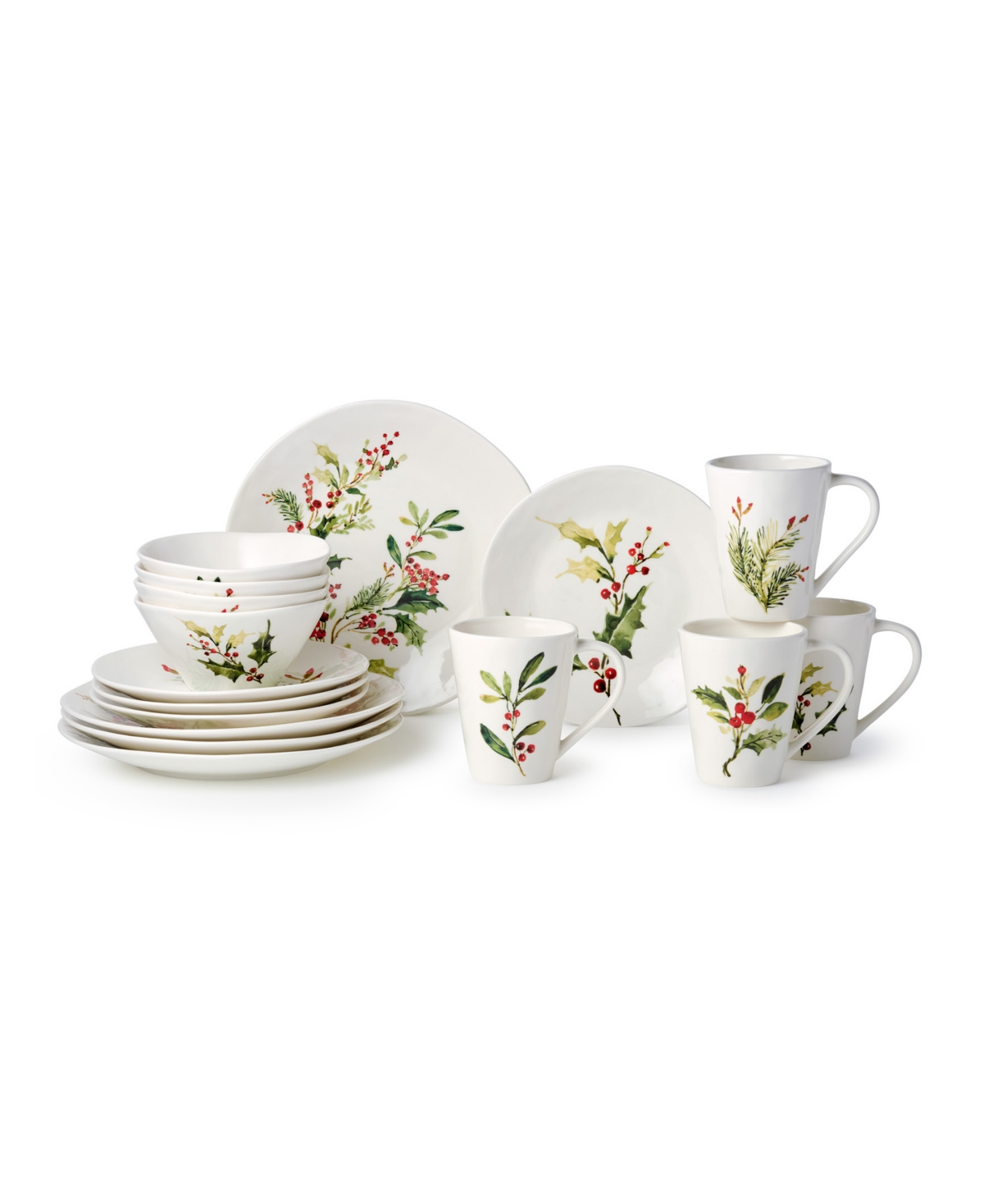 Click here for Certified International Holly Vines 16-Pc. Dinnerw... prices