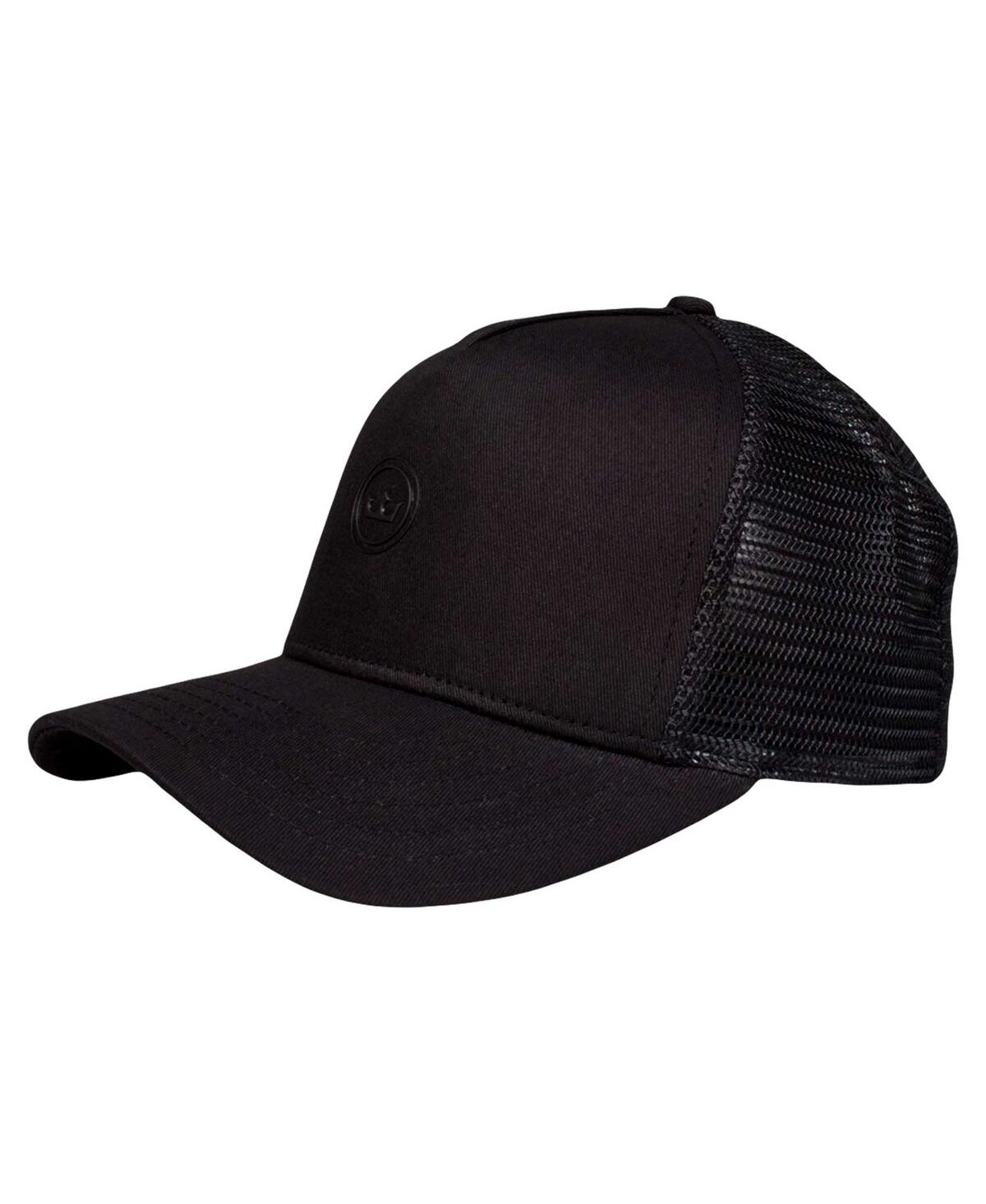 Click here for King Apparel Mens Black Staple Mesh Trucker Snapba... prices
