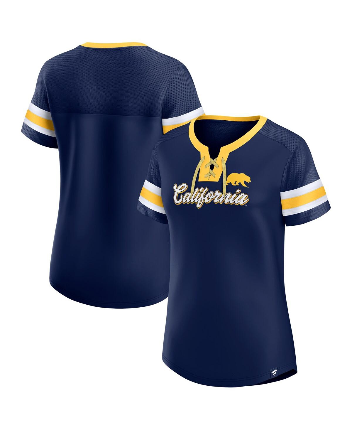 Click here for Fanatics Womens Navy Cal Bears Iconic Athena Lace-... prices