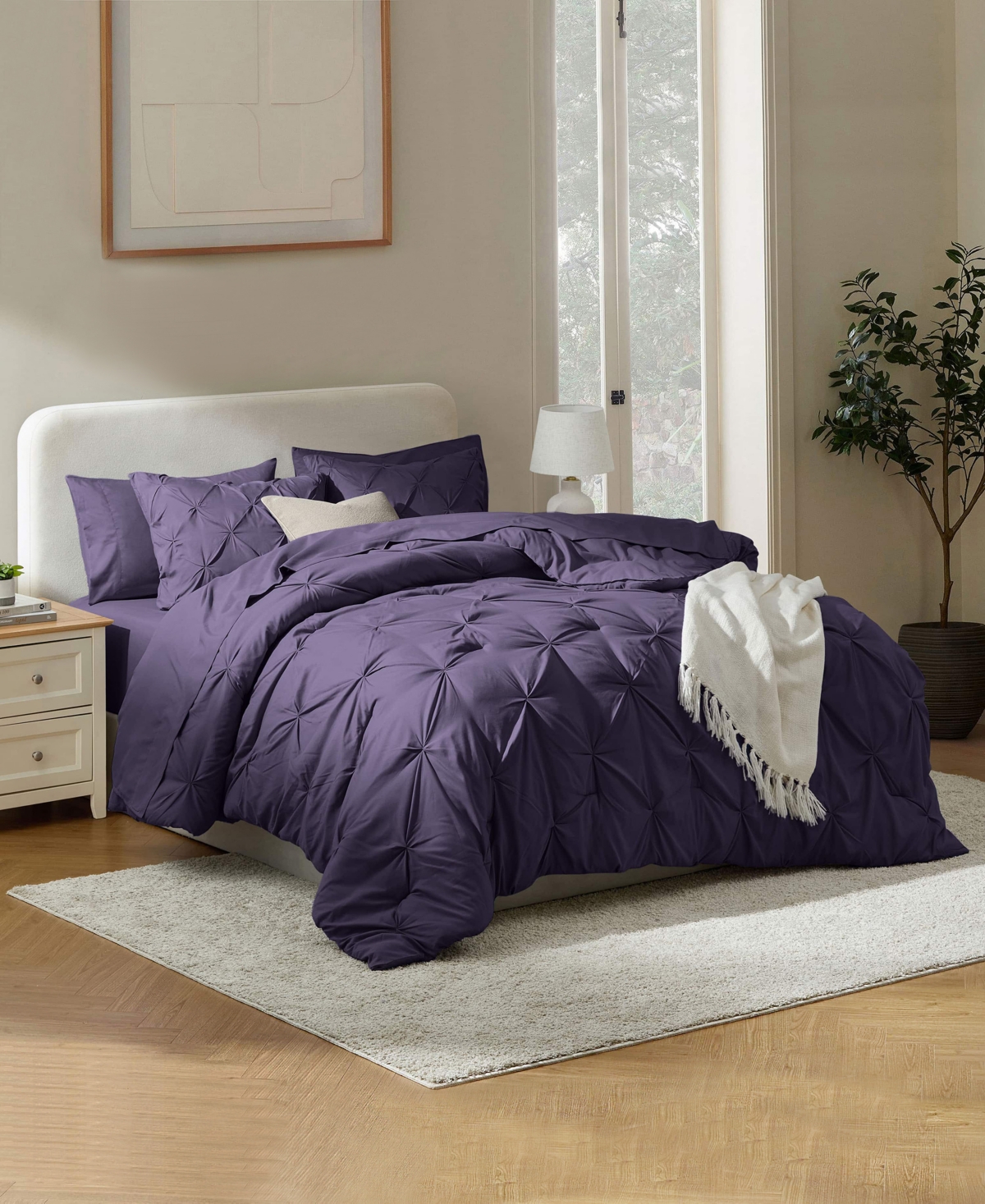 Click here for Nestl Luxury Soft Pinch Pleat 7-Pc. Comforter Set... prices