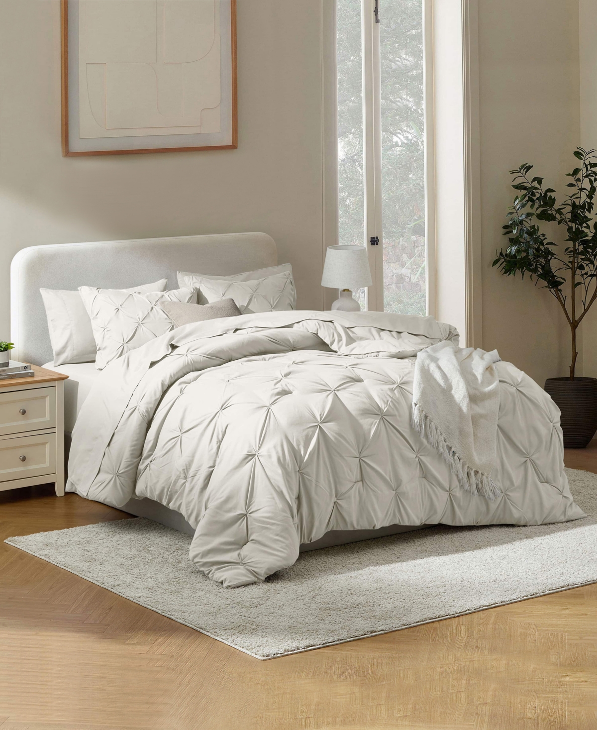 Click here for Nestl Luxury Soft Pinch Pleat 7-Pc. Comforter Set... prices