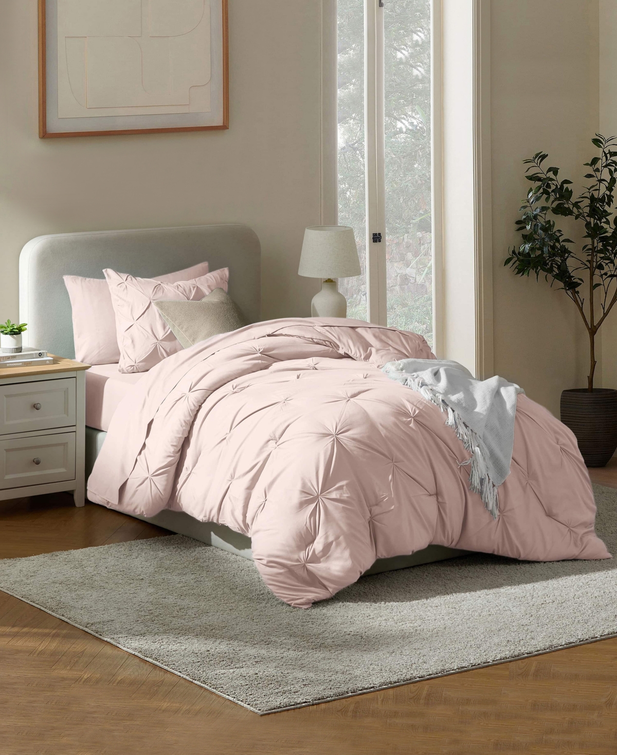 Click here for Nestl Luxury Soft Pinch Pleat 5-Pc. Comforter Set... prices