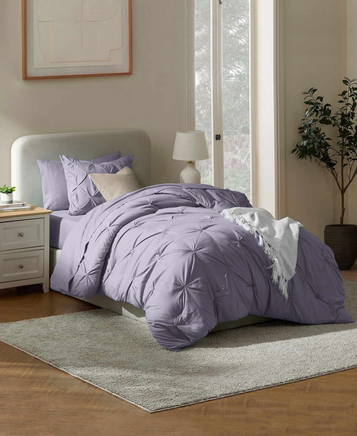Click here for Nestl Luxury Soft Pinch Pleat 5-Pc. Comforter Set... prices