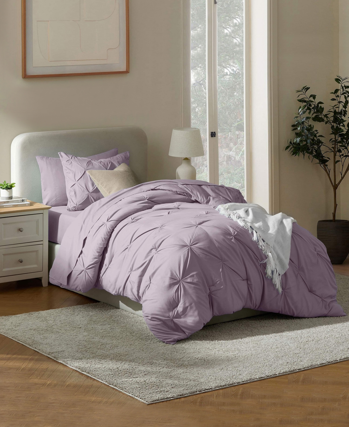 Click here for Nestl Luxury Soft Pinch Pleat 5-Pc. Comforter Set... prices