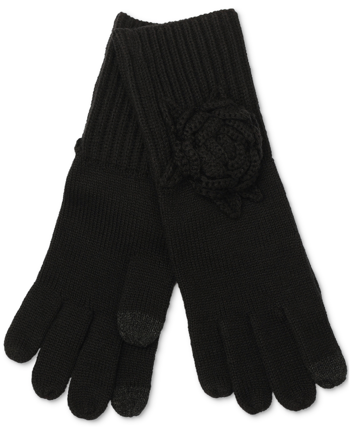 Click here for kate spade new york Park Roses Gloves - Black prices