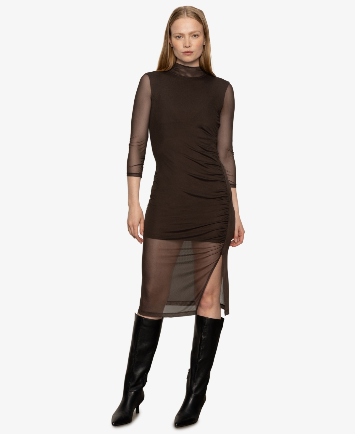 Click here for Sanctuary Womens Night Out Mock Neck Dress - Semi... prices